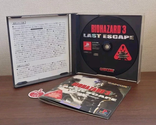 PLAYSTATION BIOHAZARD 3 + MANUAL Last Escape Japanese PS1 Game Free ...
