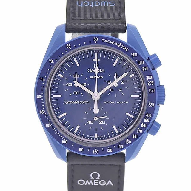 SWATCH OMEGA SO33N100 Omega x Swatch Mission to Neptune Blue #KN828 £ ...