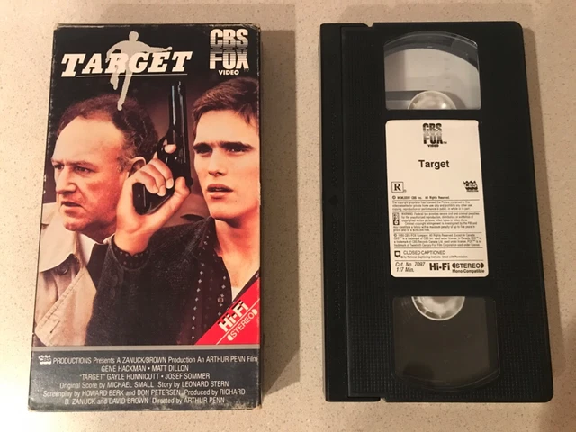 TARGET (VHS, 1986, CBS Fox) Gene Hackman, Matt Dillon £7.34 - PicClick UK