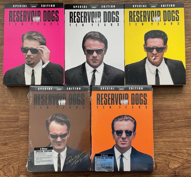 RESERVOIR DOGS-DVD LOT Mr. Pink,Blonde ,White,Orange,Brown-10th ...