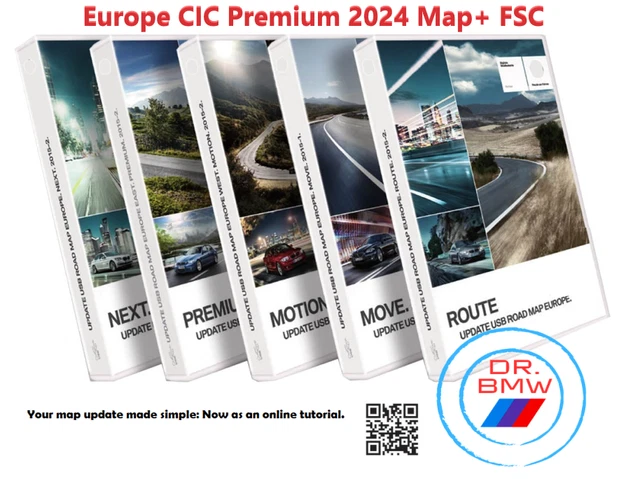 BMW MAP UPDATE Europe CIC Premium MAP 2024 + FSC Life time £22.06 ...