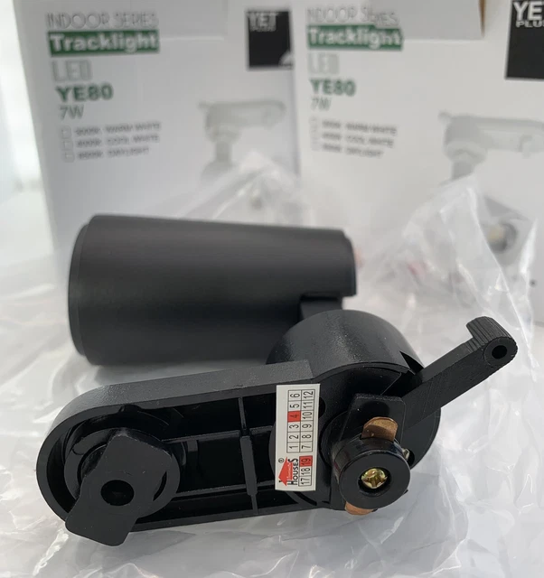 MODEL YE80 INDOOR Series Track Light LED Black 3000K Warm White NIB $24 ...