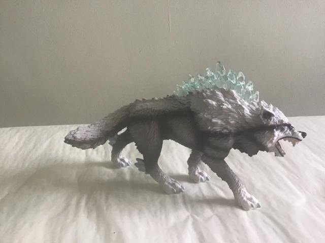 SCHLEICH ELDRADOR CREATURES ICE WORLD SNOW WOLF FIGURE - Fantasy ...