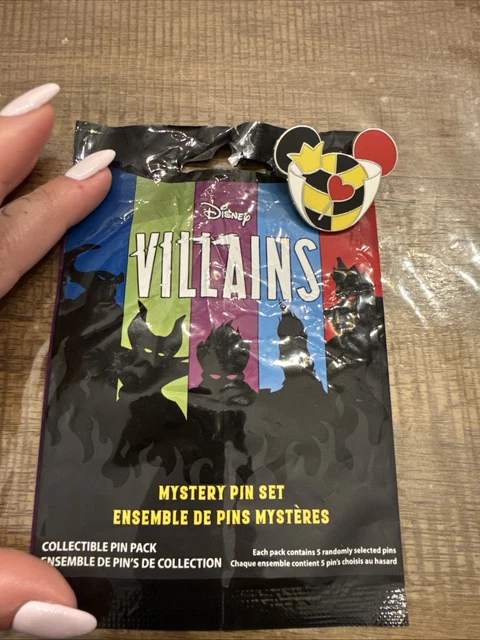 DISNEY VILLAINS MICKEY Icons Mystery Pin Set 2025 authentic Queen Of ...