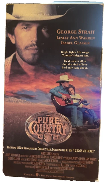 PURE COUNTRY (VHS, 1993) Movie, Featuring George Strait I Cross My ...