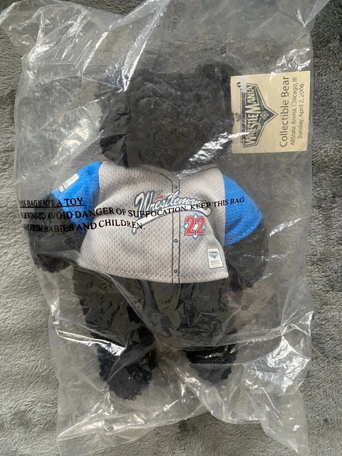 WWE 2006 CHICAGO Wrestlemania Bear Plush Collectible Bear Limited #1031 ...