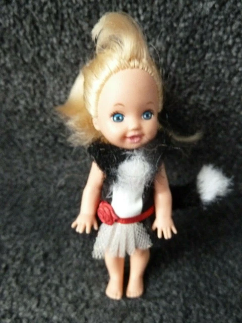 BARBIE SISTER KELLY/SHELLY DOLL in a CAT COSTUME MATTEL * £5.99 ...