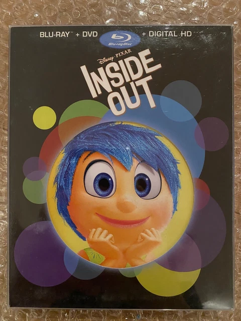 INSIDE OUT DISNEY Pixar Best Buy Exclusive Blu-ray Set OOP Collectible ...