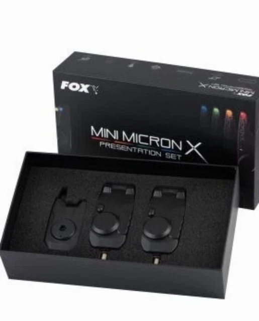 FOX MINI MICRON X Alarms and Receiver 2 Rod Set Rrp £169 £145.00 ...