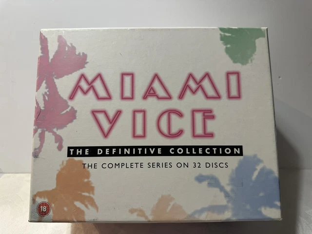 MIAMI VICE DVD Box Set Definitive Collection Complete Series 32 Discs ...