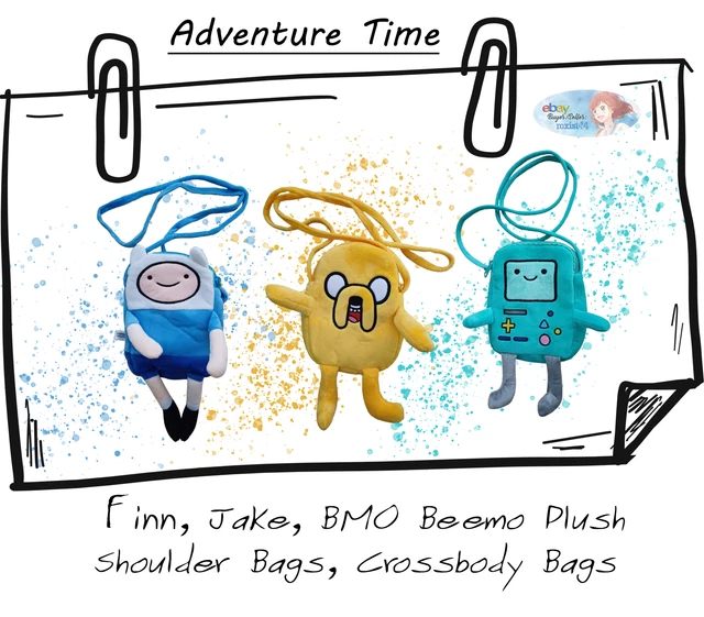 ADVENTURE TIME FINN, Jake, BMO Beemo Plush Shoulder Bags, Crossbody ...