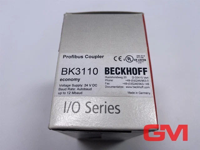 BECKHOFF PROFIBUS BUS Coupler BK3110 economy Profibus Coupler BK110 Eco $532.19 - PicClick AU