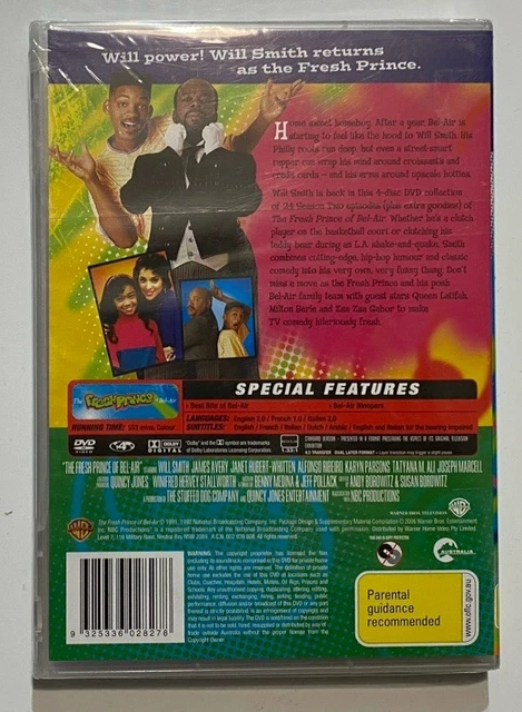THE FRESH PRINCE Of Bel Air DVD Season 2 Will Smith TV Show Series ...