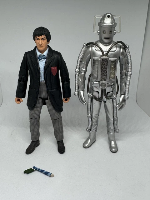 DOCTOR WHO SECOND Doctor Cyberman Classic ACTION FIGURE Tomb of the ...