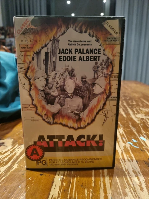 ATTACK! - VHS - Jack Palance $18.00 - PicClick AU