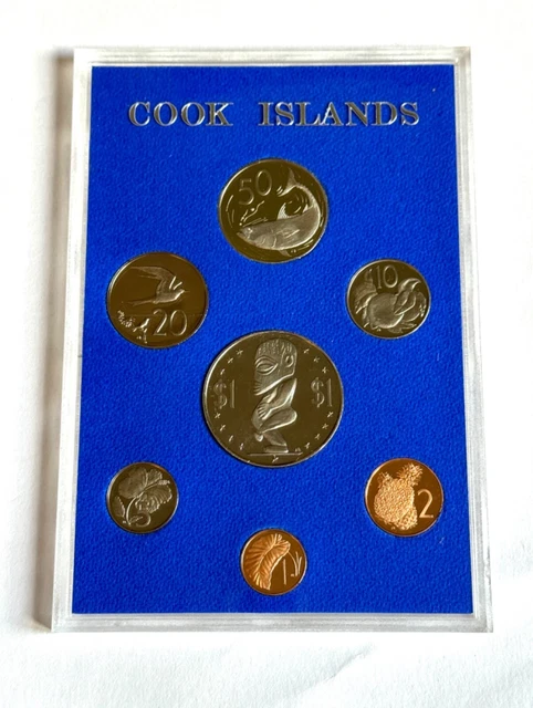 COOK ISLANDS 1983 Proof Coinage Coin Collection Set £24.00 - PicClick UK