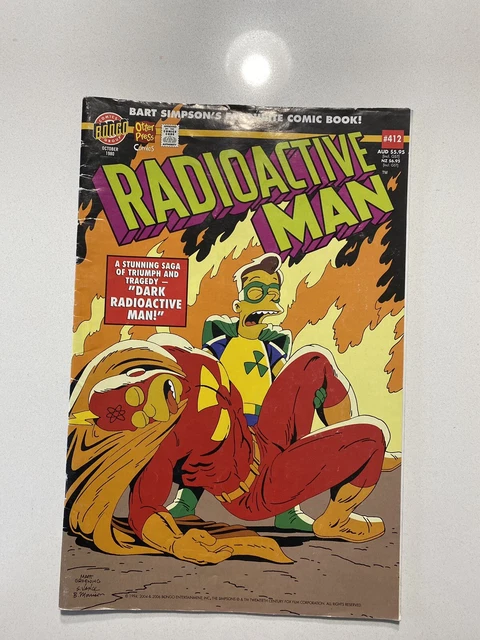 RADIOACTIVE MAN ISSUE #4 Matt Groening (1995) Cover Damage - N05174 $21.95 - PicClick AU