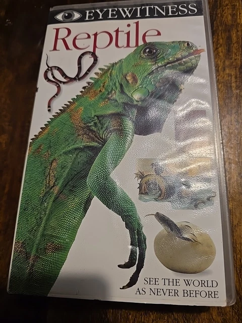 EYEWITNESS REPTILE VHS Video Tape £1.75 - PicClick UK