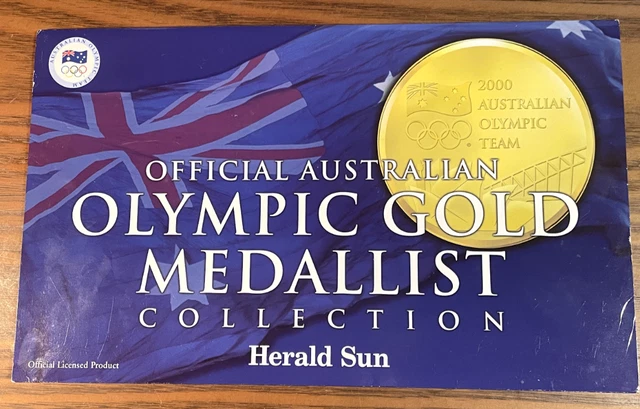 SYDNEY 2000 OLYMPIC GOLD MEDALLIST MEDAL HERALD SUN COLLECTION Complete ...