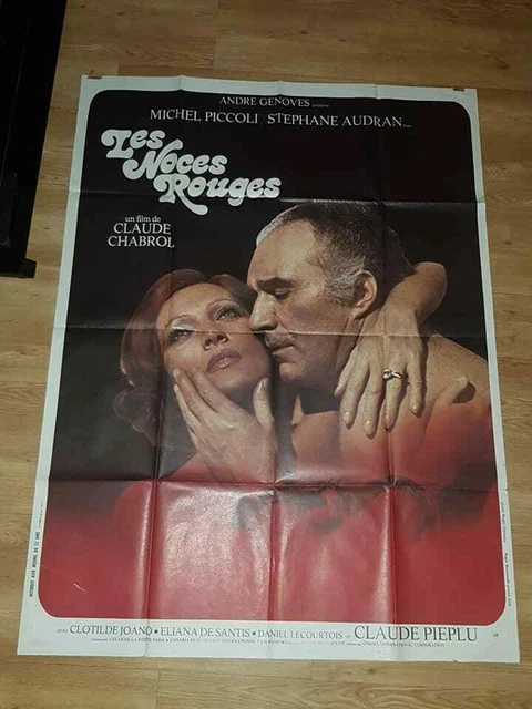 AFFICHE DE CINÉMA d'époque du film: LES NOCES ROUGES de 1972 (120x160cm ...