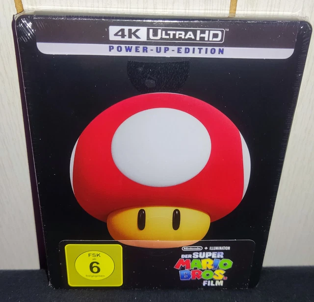 DER SUPER MARIO Bros. Film: Steelbook Power-Up-Edition 4K Ultra-HD Blu-ray NEU EUR 39,39 ...