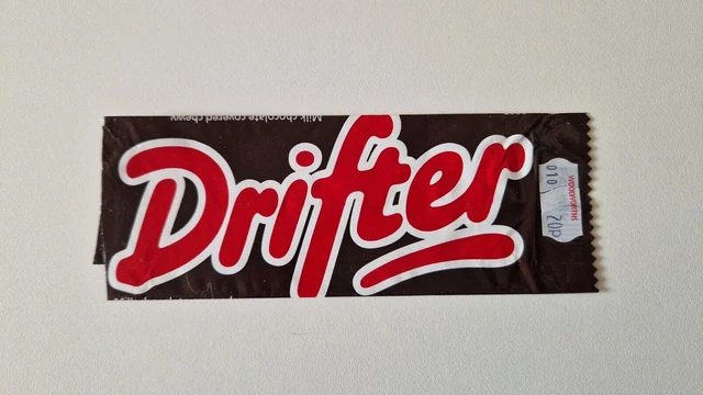 RARE CHOCOLATE BAR Wrapper - Early Rowntree Mackintosh Drifter (red ...