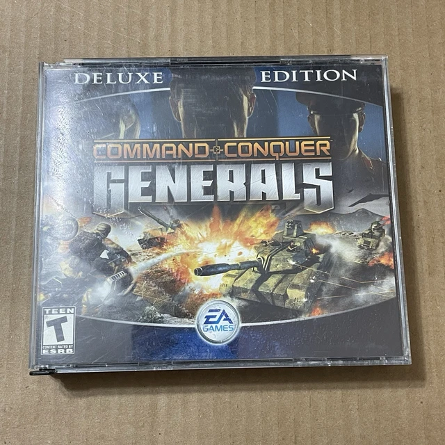 COMMAND & AND Conquer Generals Deluxe Edition PC Game with Zero Hour ...