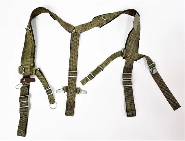 GENUINE POLISH ARMY webbing system web suspenders-Military Surplus-NEW ...