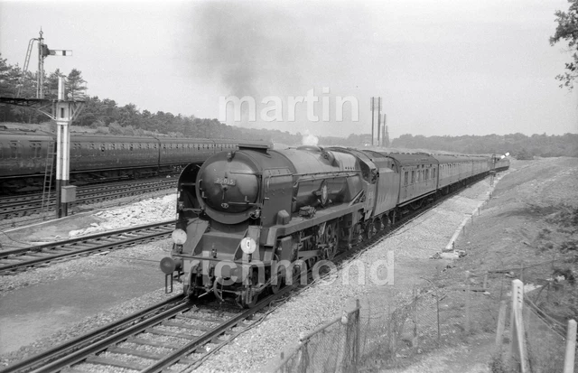 BRITISH RAILWAYS MERCHANT 4-6-2 35015 Rotterdam Lloyd 6 x 9 cm Negative ...