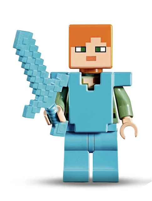 LEGO MINECRAFT ALEX With Armor Minifigure Only | From Set 21154 | New ...