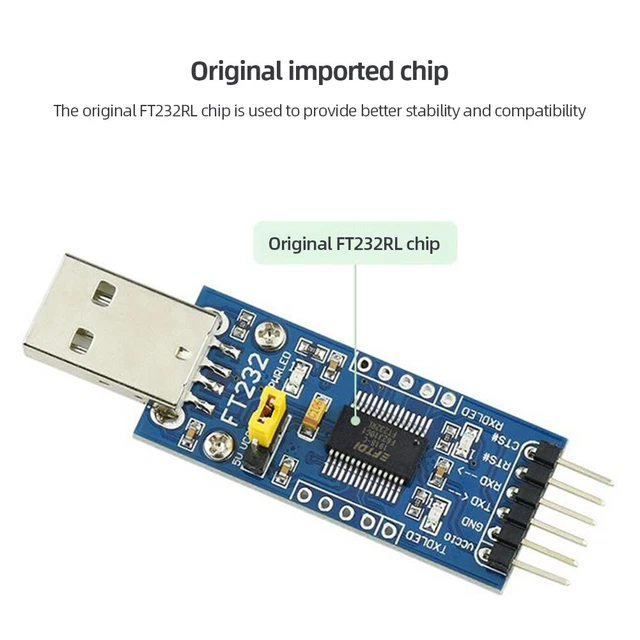 WAVESHARE TXD/RXD/POWER LED FT232RL USB To UART Board USB To UART ...