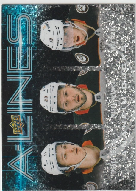 2024-25 UPPER DECK A-Lines #AL1 Trevor Zegras/Mason McTavish/Troy Terry ...