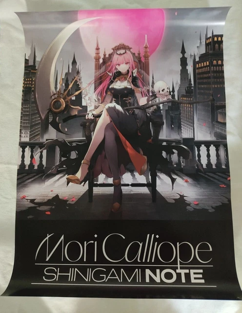 HOLOLIVE EN MORI Calliope SHINIGAMI NOTE Poster EUR 25,85 - PicClick FR