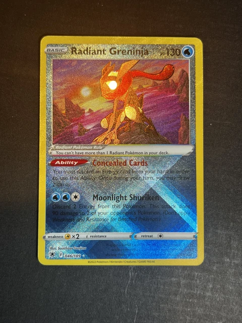 POKÉMON TCG RADIANT Greninja Sword & Shield-Astral Radiance 046/189 ...
