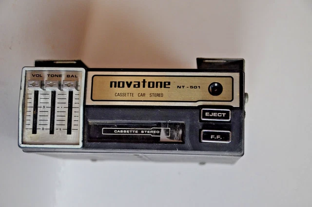 VINTAGE- OLDTIMER KASSETTENSPIELER NOVATONE NT-501 Sammler Bastler EUR ...