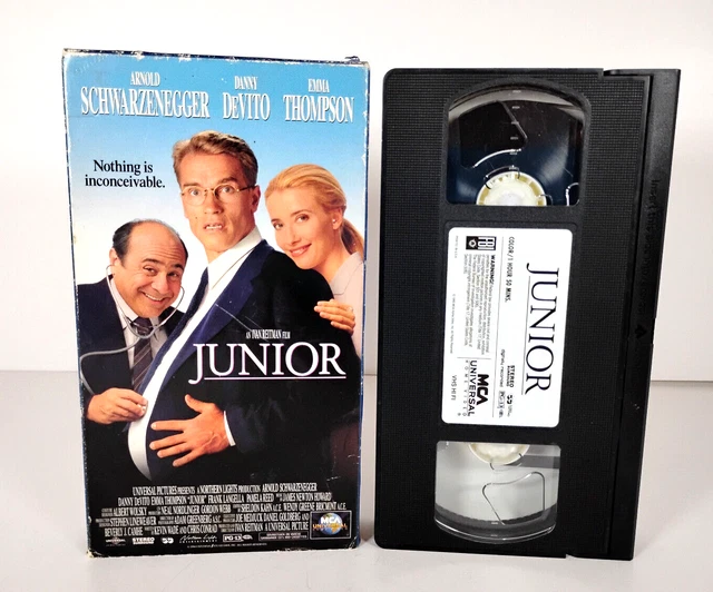 JUNIOR VHS (UNIVERSAL, 1995) Schwarzenegger Devito $3.00 - PicClick