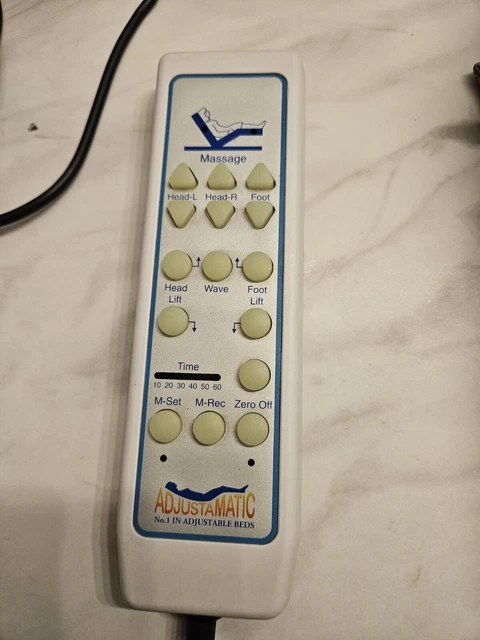 ADJUSTAMATIC ADJUSTABLE ELECTRIC Bed Handset Remote Control NHC Working ...