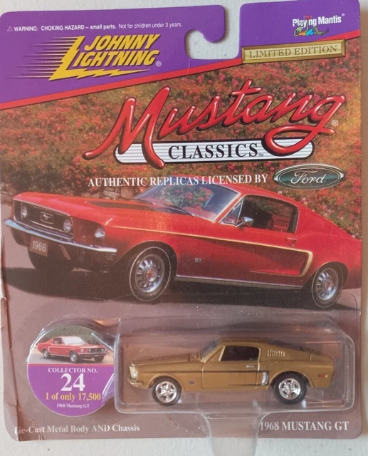 1968 MUSTANG GT Johnny Lightning Mustang Classics Collector #24 ...