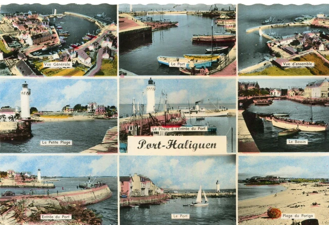 CARTE QUIBERON MULTIVUES de PORT HALIGUEN EUR 5,00 - PicClick FR