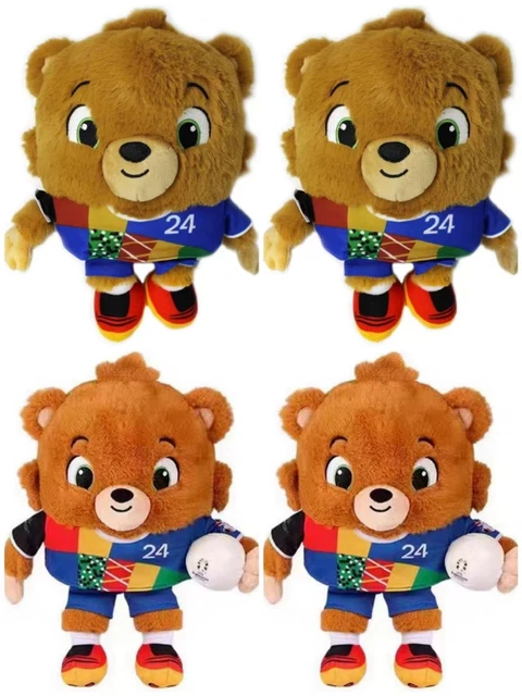 2024 EURO FOOTBALL Mascot Albart Teddy bear Plush Soft Toy UEFA Germany ...