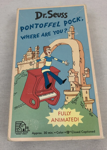 DR SEUSS PONTOFFEL Pock, Where Are You? VHS Blockbuster £7.86 - PicClick UK