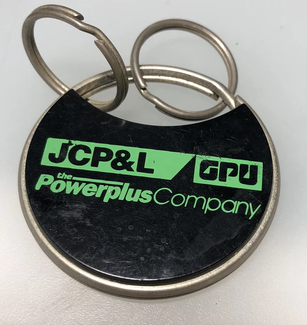 JCP&L POWER PLUS Company GPU Energy Utility Electricity Keychain Key ...