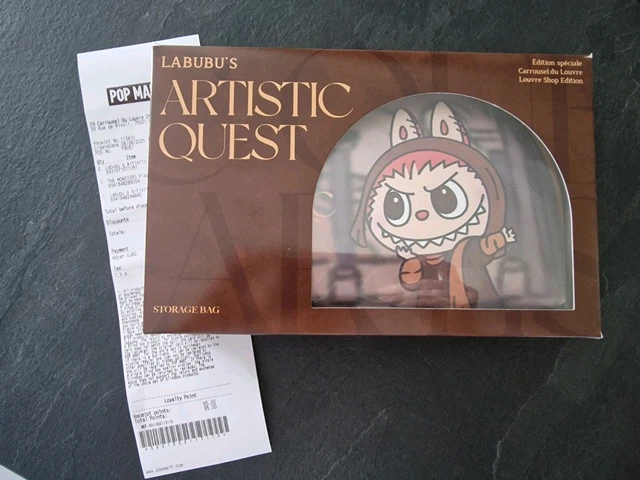 POP MART LABUBU’S ARTISTIC QUEST STORAGE BAG SPECIAL EDITION LOUVRE EUR ...