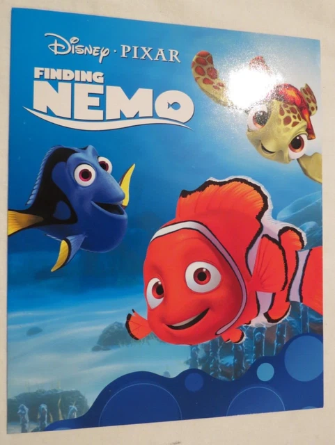 FINDING NEMO DISNEY Pixar Fish Turtle 2013 Folder As Issued Australia ...