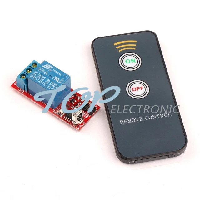 1 CHANNEL INFRARED Switch Relay Driving Module Board 12V Remote ...