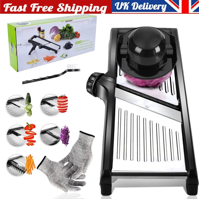 PROFESSIONAL MANDOLIN SLICER Vegetable Cutter Food Fruit Chopper Gretar ...