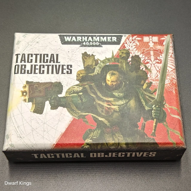 SPACE MARINES TACTICAL Objectives Cards Warhammer 40K 8th Edition 2014 ...
