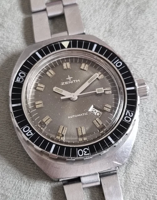 ZENITH SUB SEA diver - Women - Steel mm 32 x 38 Rotating Bezel - Gay ...