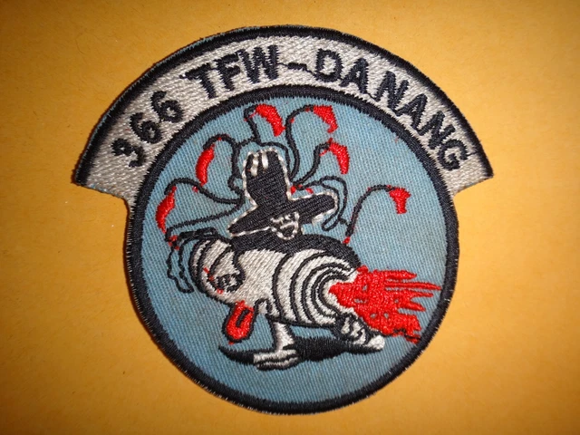 VIETNAM GUERRE PATCH USAF 366th Tactique Fighter Aile ( Tfw ) À Da Nang ...