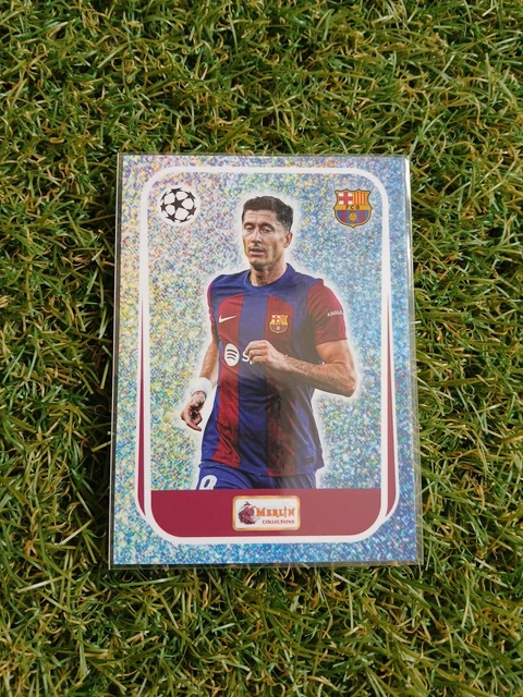 2023-24 TOPPS MERLIN Heritage UEFA, Most Wanted, Robert Lewandowski ...